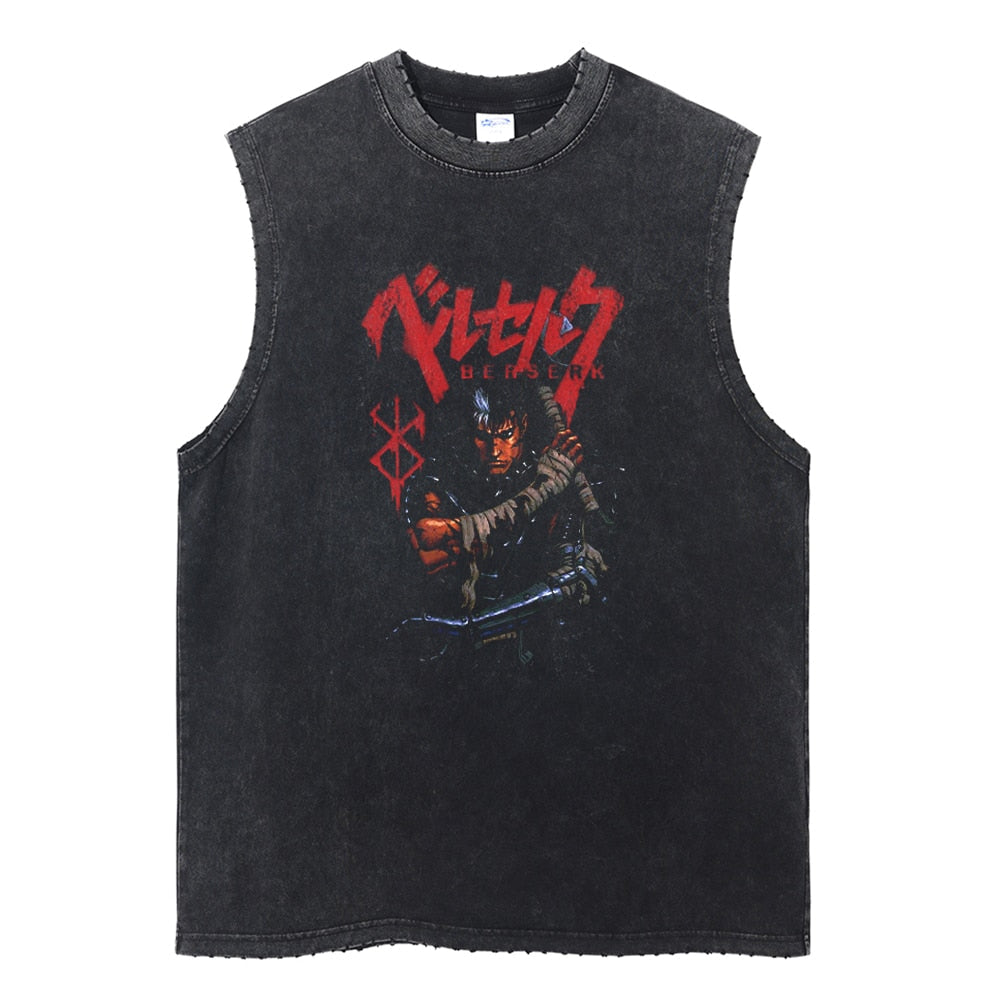 Guts V3 Vintage Washed Tank Top – Hokuro